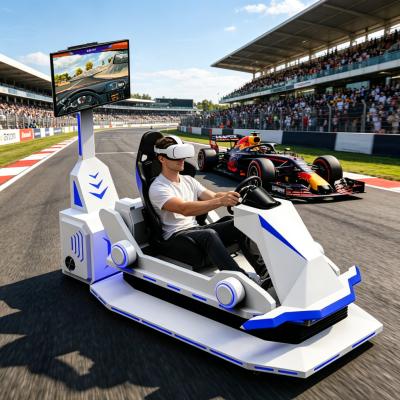 China Realidad Virtual Driving Game Machine VR Car Racing Simulator at VR Theme Park for sale