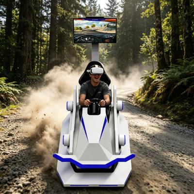 China VR Racing Simulator 3DOF Platform Racing Car Driving Simulator Speed Racing Game Arcade Machine VR Game Machine for sale