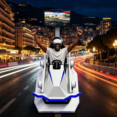 China Speeding F1 Car Race Game Machine 3 DOF 9D VR Racing Simulator Arcade Driving Simulator Indoor Metal Virtual Reality Equipment for sale