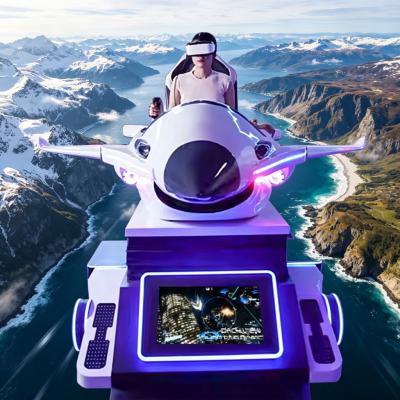 China New Design VR Airplane Simulator Immersive Flying Game Virtual Flight Simulator 9D VR Game Machine for Indoor Amusement for sale
