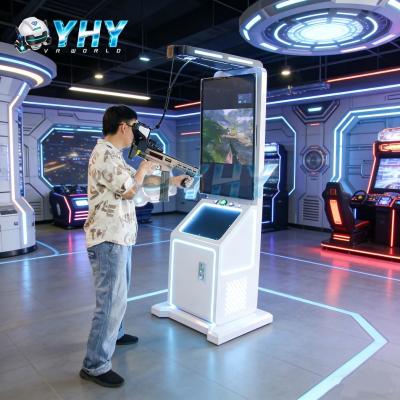 China Indoor Sports Platform VR Battle Simulator Single Player 9D Gun Machine VR Headset for Shopping Mall for sale