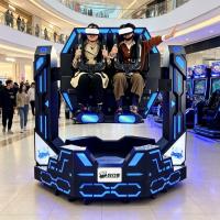 China Commercial 2 Seats 1080 Motion Platform VR Roller Coaster Simulator with Immersive Sync Motion Wind Effect for sale