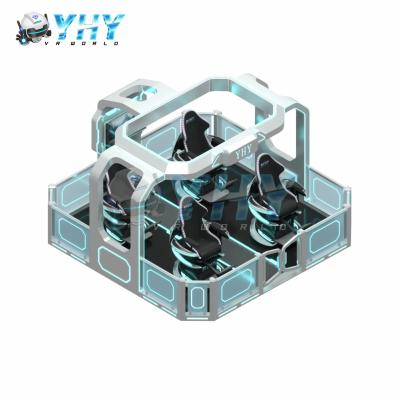 China 8K Ultra-HD 4 Players 360 Degree Rotating VR Flight & Coaster Simulator Platform for sale