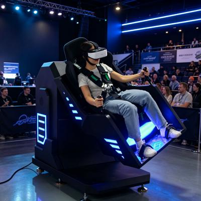 China High Profit Mini Size 360 Degree Rotation 9D VR Arcade Machine With 5-Point Safety Belt For Shopping Mall Family Entertainment Center for sale