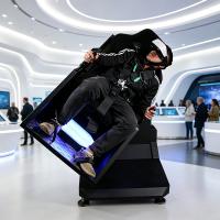 China Dynamic Single Seat 360 Degree Roller Coaster Ride VR Arcade Motion Platform with Deepoon 4K Headset for sale
