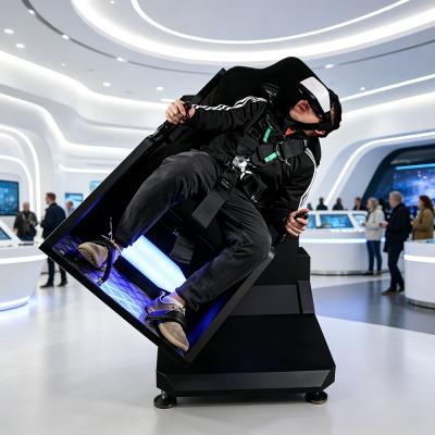 China Dynamic Single Seat 360 Degree Roller Coaster Ride VR Arcade Motion Platform with Deepoon 4K Headset for sale