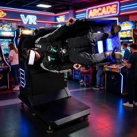 China Safe and Compact 360 VR Flight Simulator Machine with 21.5 Inch Touch Control System for sale