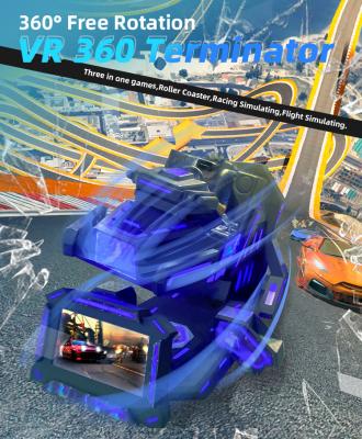 중국 4.5 kw 9D VR 시뮬레이터 360 각도 회전 VR 놀이공원 게임 판매용