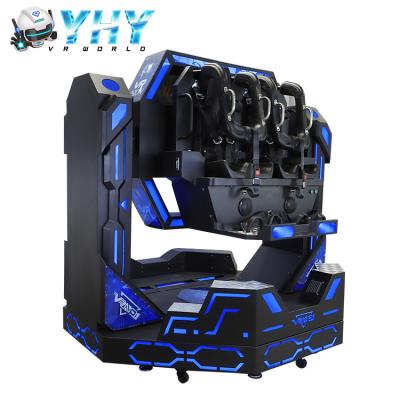 China Two Seats 9D VR Simulator 8.0KW With Roller Coaster VR Simulation Game for sale