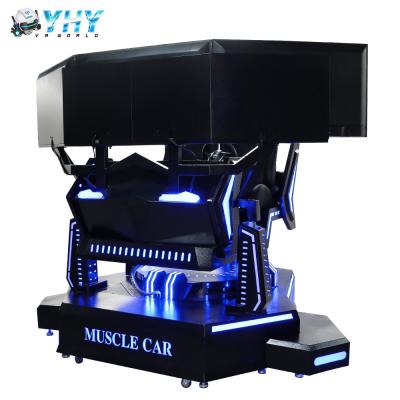 China 3 DOF Virtual Reality Racing Simulator With Electric Cylinder for sale