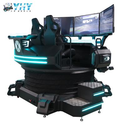 China 42'' LCD TV 3 Screen Racing Simulator Motion F1 Driving Vr Simulator Car Racing Game for sale
