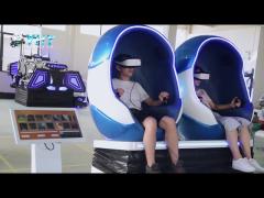 Full Motion 2 Seats 9D VR Egg Chair Cinema Movies Shooting Games Simulator
