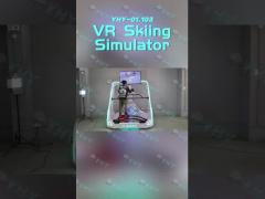 Máquina de jogos de esqui de realidade virtual YHY Fitness interior VR Simulador de esqui Centro de treinamento de inverno