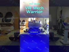 YHY VR Mech Warrior Cinema 9D com 2 lugares, função de jogo de tiro VR Movie com botão interativo
