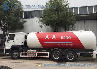 China SINOTRUK HOWO 24m3 Bulk LPG Tank Trailer For Dispensing Cooking Gas for sale