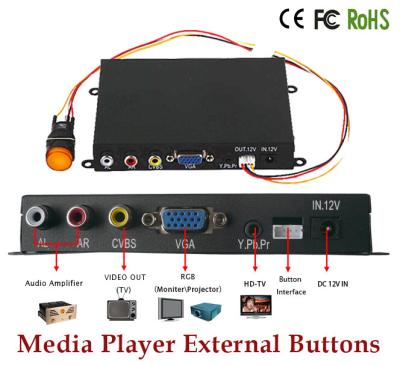 China Commercial LCD Displays Full HD Advertising Display Boards With 8 Button for sale