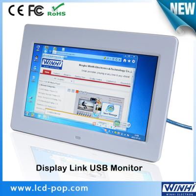 China 10 Inch HD Mini USB LCD Display Link  27.4 * 18.7 * 2.3cm ,Mirror / Extend screen Monitor for sale