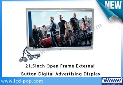 China 22 inch Open Frame Full HD SD USB indoor lcd Digital Signage Advertising Monitor for sale