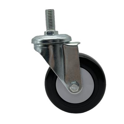 China 3 Inch Swivel Medium Duty PVC Caster Wheels For Industrial Equipment for sale