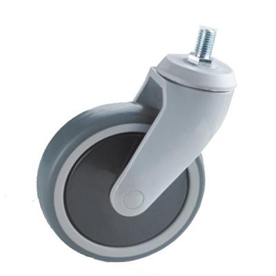 Cina TPR girano ruote a 4 pollici Yoke For Medical Equipment di nylon della macchina per colata continua in vendita