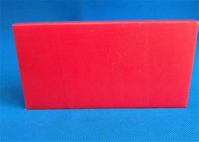 China Red color High density polyethylene plastic sheet 10mm thick for outdoor area for sale
