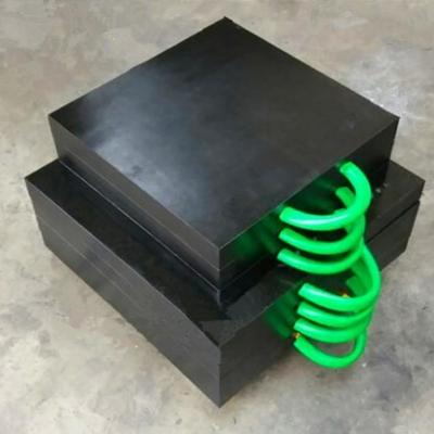 China Black color UHMWPE outrigger pads crane leg support protect the roads for sale