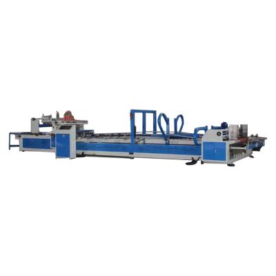 China Automatic Corrugated Food Cardboard Flexo Folder Gluer Machine for sale