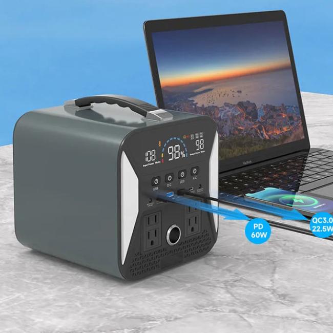 1000W Usb Type C Dc Ac 600w Lithium Portable Power Station Short Circuit Overload 1