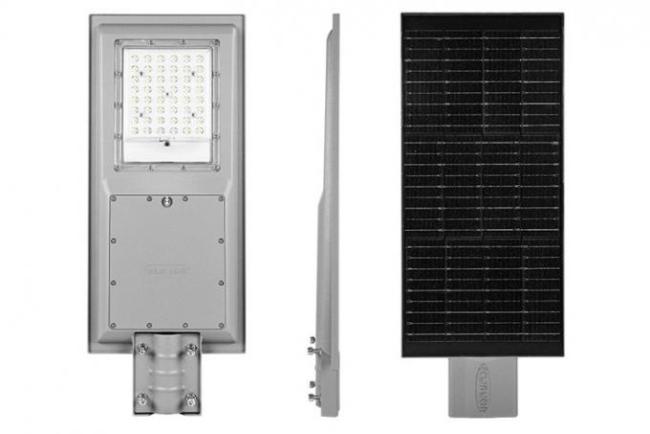 100W Solar Powered LED Street Lights ABS Housing SMD 2835 LED Chip 7000lm All In One 2