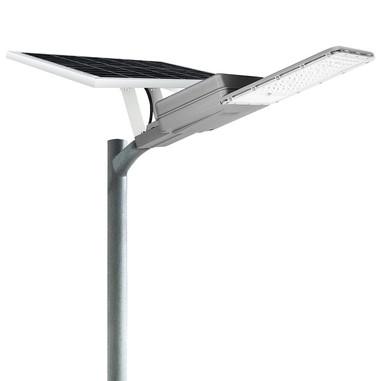 China FCC IP65 Solar LED Street Lights DC 12V White Color Aluminum Alloy Material for sale