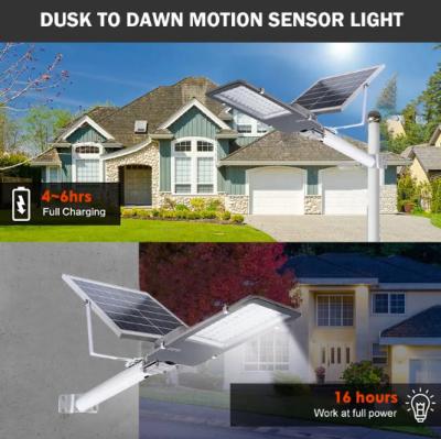 China 90 w 100 w Ip65 Heavy Duty Led Solar Street Light With Pole 50000 hours Lifespan for sale