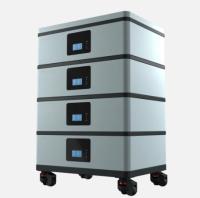 China 5.12kWh LiFePO4 Stackable Battery 51.2V 100Ah Energy Storage System with Wheels for sale