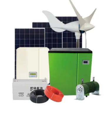 China 5kw 8kw 10kw Wind Solar Hybrid System All In One Inverter Hybrid Solar Energy System for sale