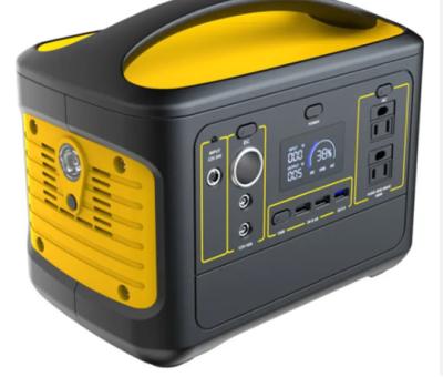 China 500W draagbare elektriciteitscentrale zonne-generator back-upbatterij met 220V 110V Pure Sinus Wave AC OutletsUSB-C PD Output Te koop