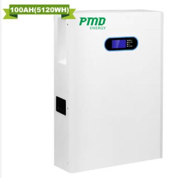 China Wall-Mounted Energy Storage Battery Lifepo4 200ah Solar Energy 48v100ah Lithium Battery for sale