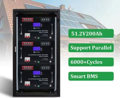 China 6000 Times Lifepo4 Lithium Ion Battery 48V 100Ah 150Ah 200Ah 250Ah 300Ah For Solar System for sale