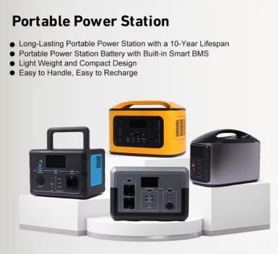 China Hot Sales High Capacity 1500W 1280Wh UPS Functions Bidirectional Inverter Lithium Ion Outdoor Portable Power Stati for sale