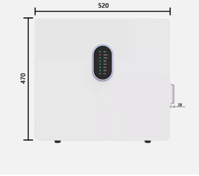 China 51.2V 5KWH Power Wall Home Lithium LifePo4 Battery 6000 Cycle Energy Storage Battery Te koop