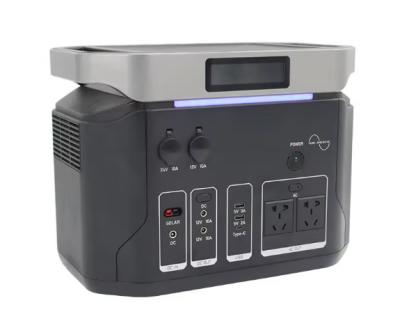 China Outdoor Electric Box Portable Power Station 1500w High Capacity Solar Energy Storage for sale