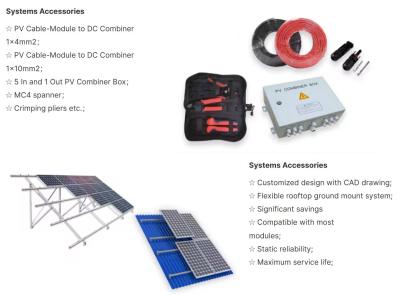 China Sistema completo de painéis solares híbridos Sistemas de energia solar Kit de sistema de bateria solar PV à venda