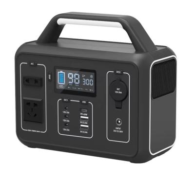 Cina 280Wh 300W Generatore solare Puro Sine Wave UPS 12V 110V 220V Outdoor Portable Power Bank Con accendino in vendita