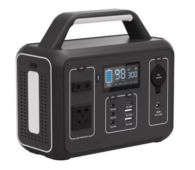 Cina 280Wh 300W Generatore solare Puro Sine Wave UPS 12V 110V 220V Outdoor Portable Power Bank Con accendino in vendita