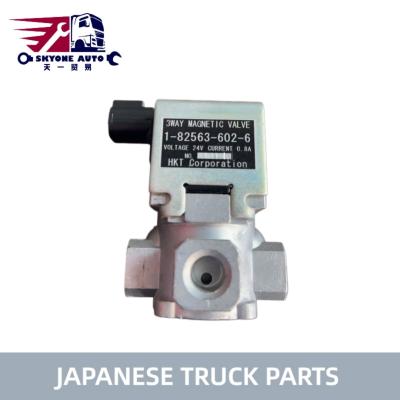 China Japanese truck parts Magnetic Valve 1-82563602-0 for ISUZU FVR34 6HK1 6HK1T ISUZU PARTS for sale