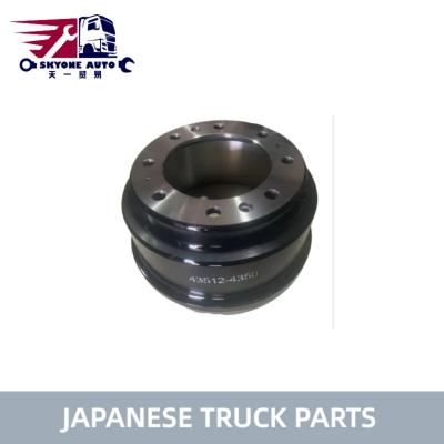 China Japanese Truck Parts BRAKE DRUM 43512-4350 For HINO 500 RANGER Truck AK1J RK1J J08C J08CT on sale Hino Engine Parts for sale