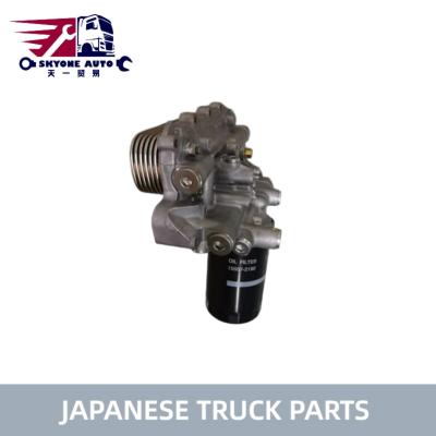 China HINO 500 J05ET Oil Filter Assy 15607-2190 Excavator Type High quality for Japanese Truck Parts for sale