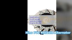 Hino 700 E13C 24V 60A Alternator Replacement