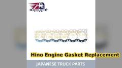 Hino P11C J08C Engine Cylinder Head Gasket Replacement