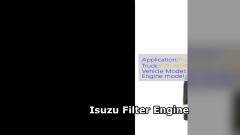 Isuzu Engine Oil Filter 18761832222 For FVR 6HK1 4HK1