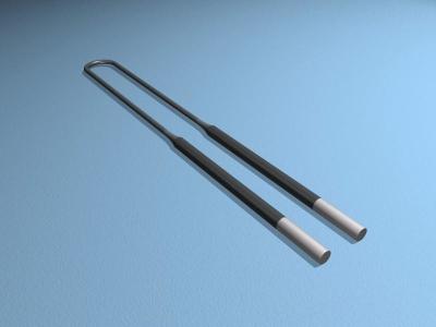 中国 UタイプMoSi2電気発熱体、実験室のモリブデンのdisilicideの暖房抵抗器 販売のため