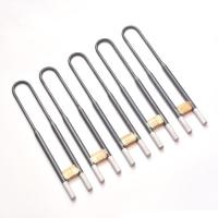 China U-type MoSi2 electric heating element, laboratory molybdenum disilicide heating resistor for sale